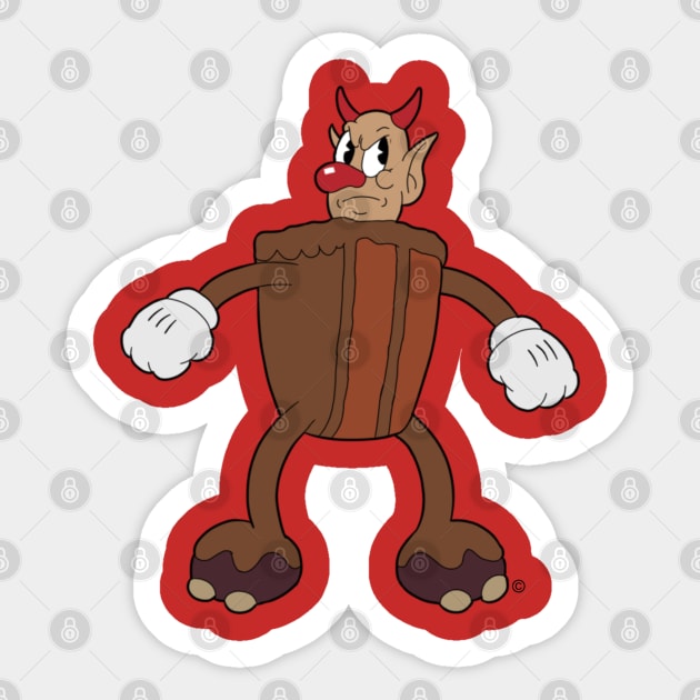 Devil food cake - Cuphead Dont Deal With The Devil - Sticker | TeePublic